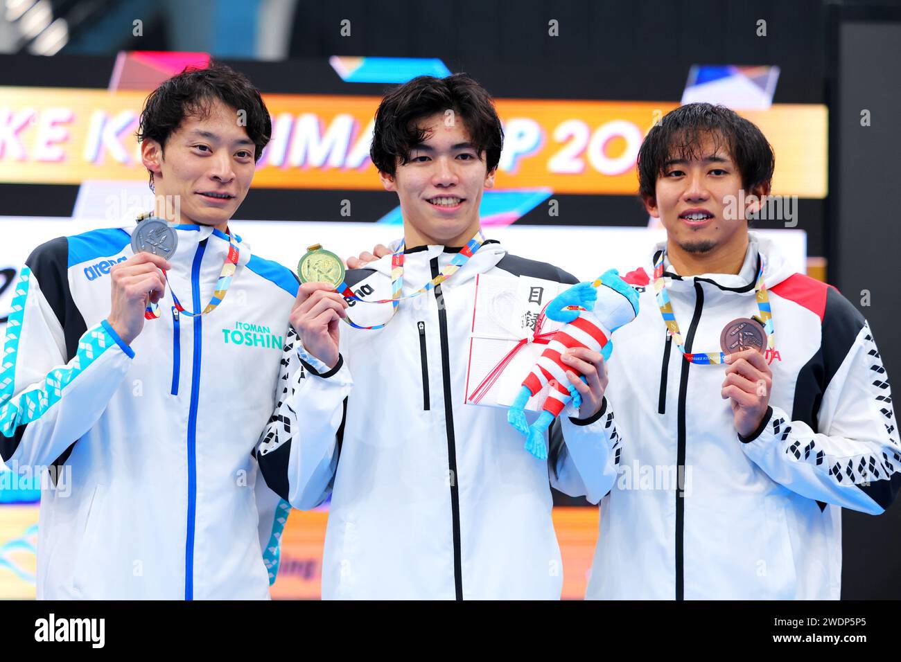 (L-R) Ryosuke Irie, Riku Matsuyama, Takeshi Kawamoto, JANUARY 19, 2024 ...