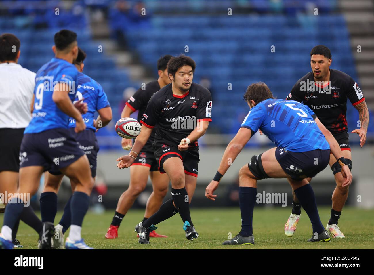 Kumagaya Rugby Stadium, Saitama, Japan. 20th Jan, 2024. Tatsuhiko ...