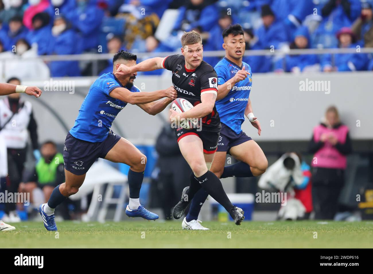 Kumagaya Rugby Stadium, Saitama, Japan. 20th Jan, 2024. Clinton Knox ...
