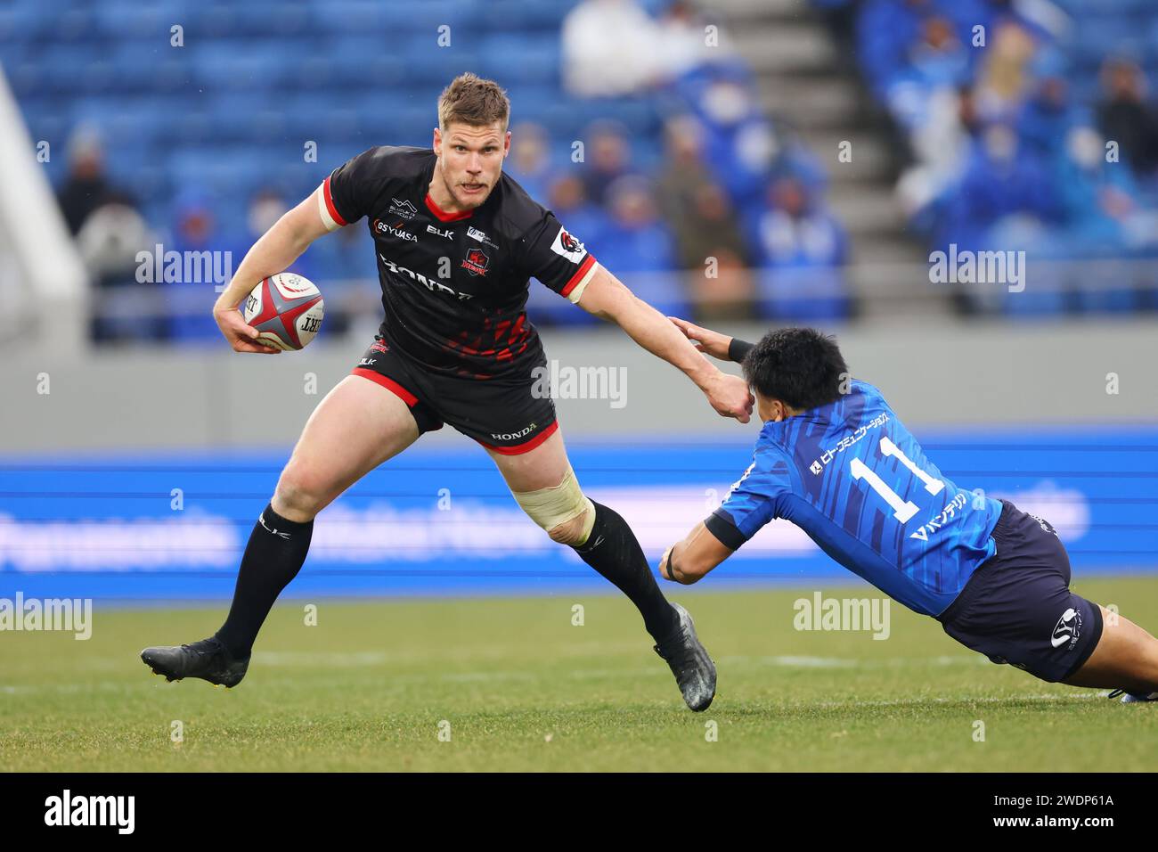 Kumagaya Rugby Stadium, Saitama, Japan. 20th Jan, 2024. Clinton Knox ...