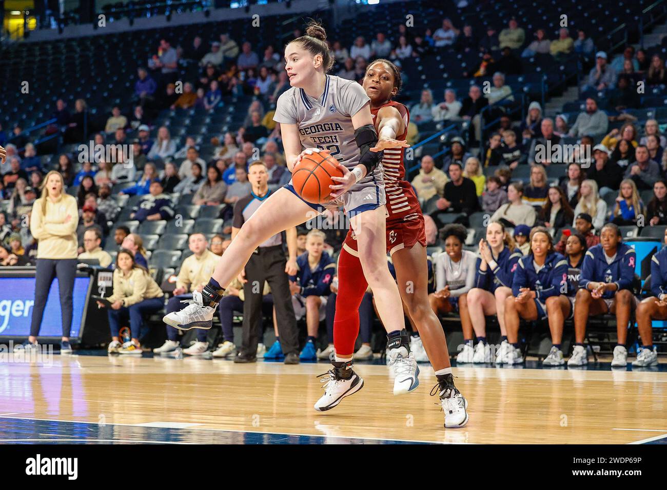 Atlanta, Georgia. 21st Jan, 2024. Georgia Tech's Ines Noguero (22 ...