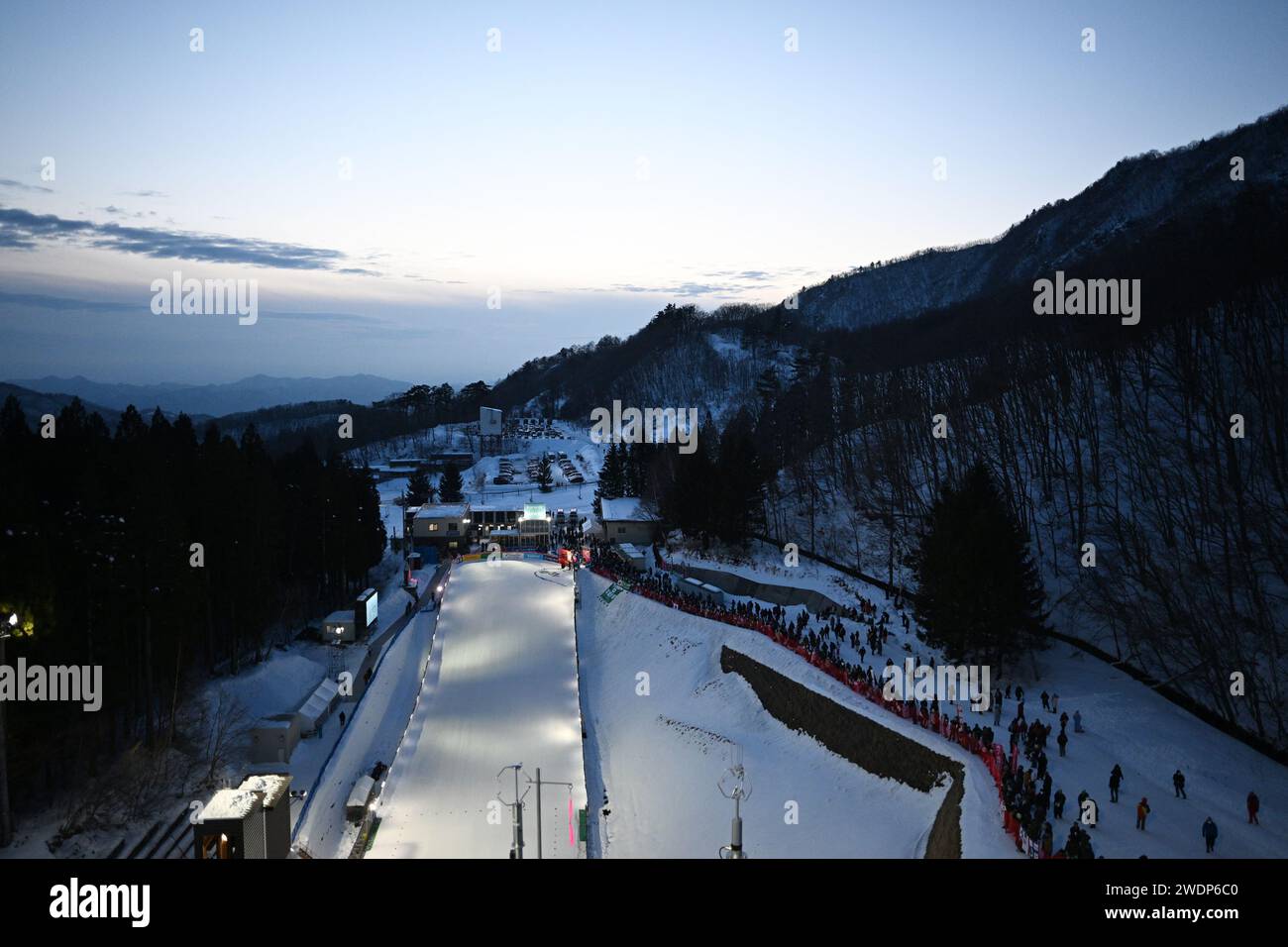 Aliontek Zao Schanze, Yamagata, Japan. 20th Jan, 2024. General view ...