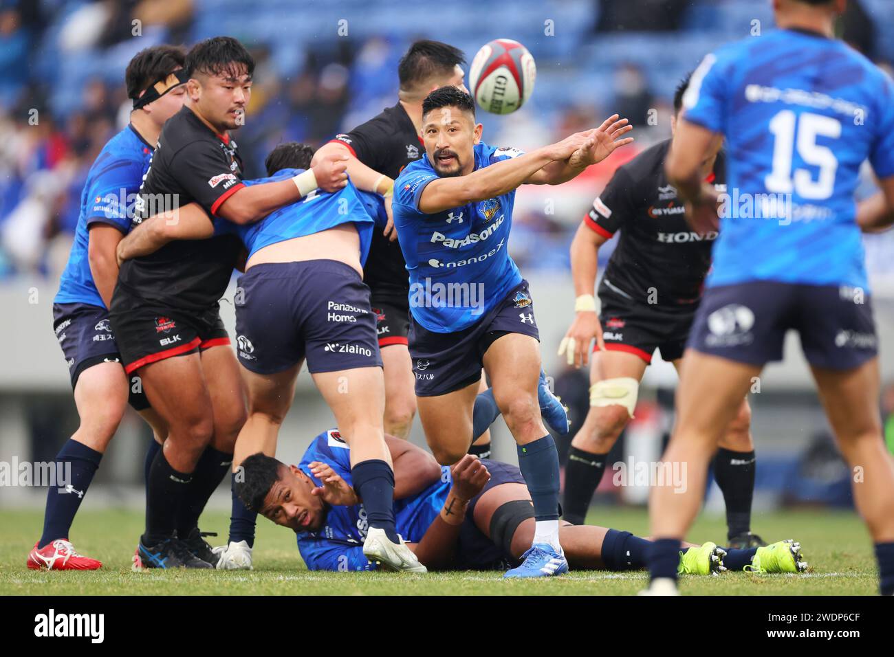 Kumagaya Rugby Stadium, Saitama, Japan. 20th Jan, 2024. Keisuke Uchida ...