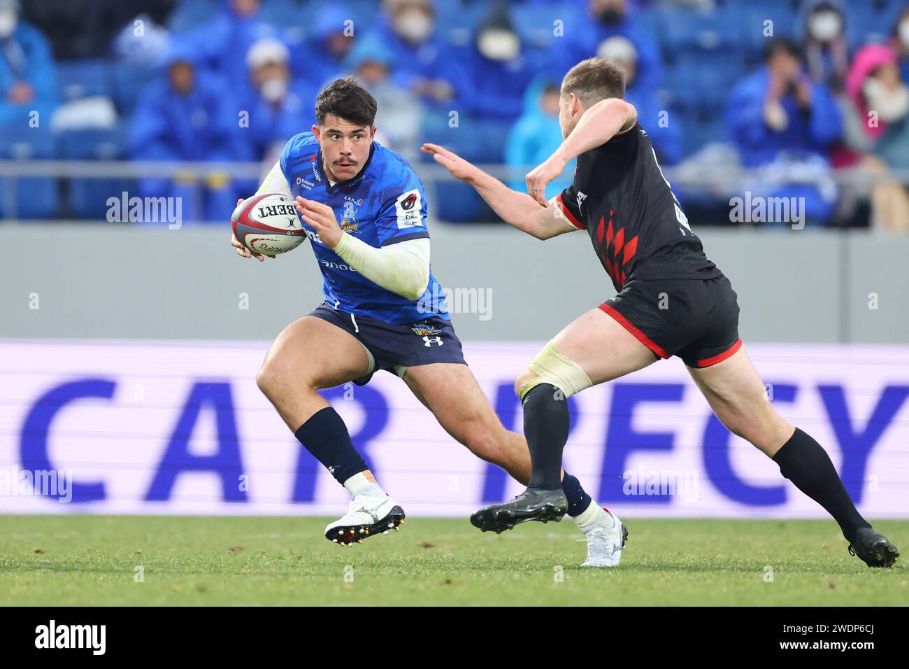 Kumagaya Rugby Stadium, Saitama, Japan. 20th Jan, 2024. Dylan Riley ...
