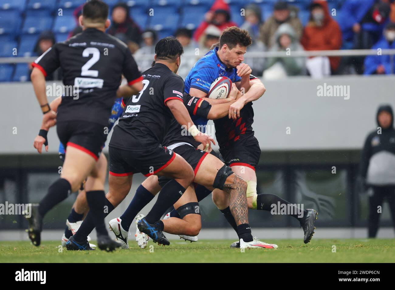 Kumagaya Rugby Stadium, Saitama, Japan. 20th Jan, 2024. Jack Cornelsen ...