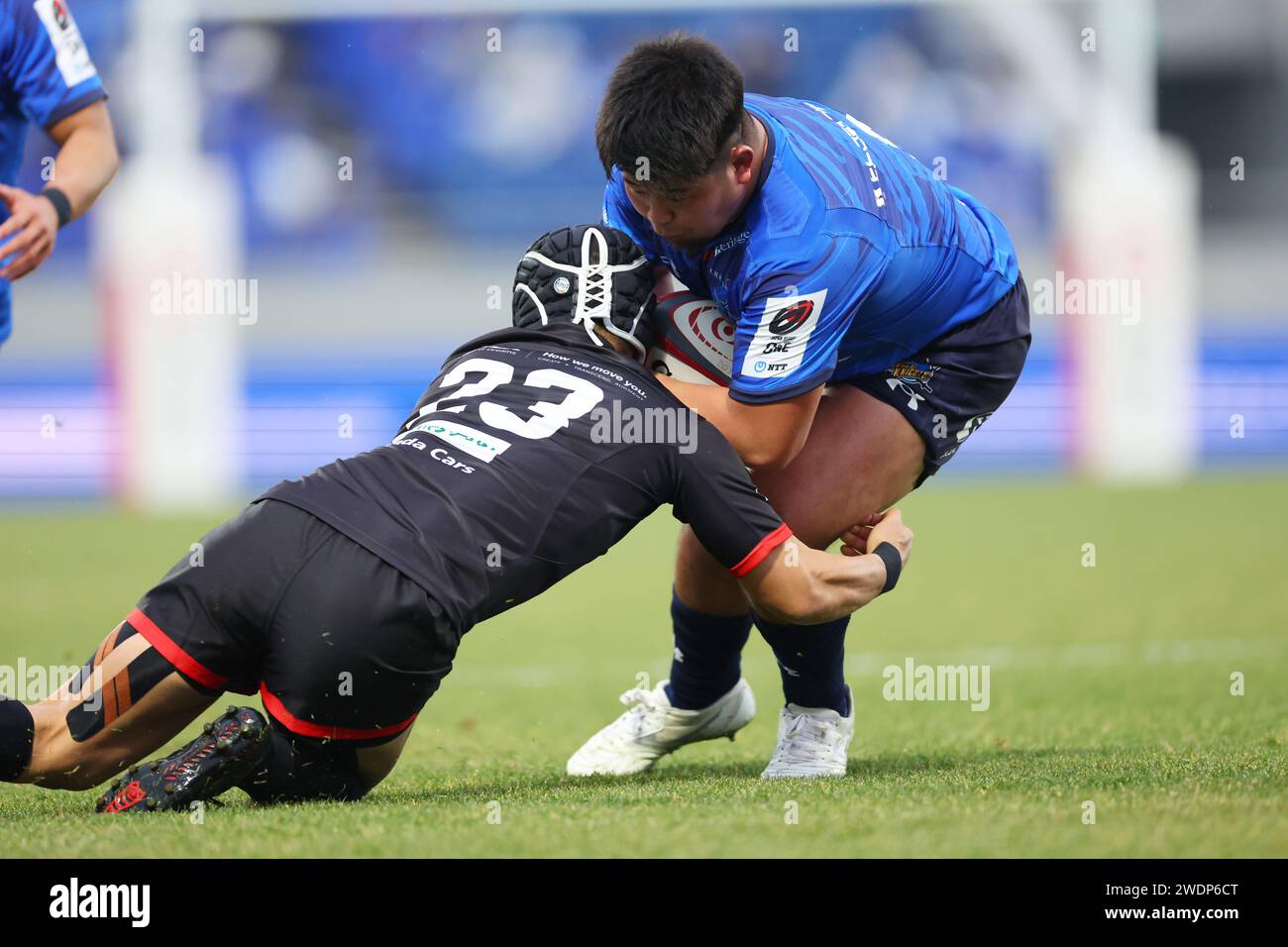 Kumagaya Rugby Stadium, Saitama, Japan. 20th Jan, 2024. Kazuma Shimane ...