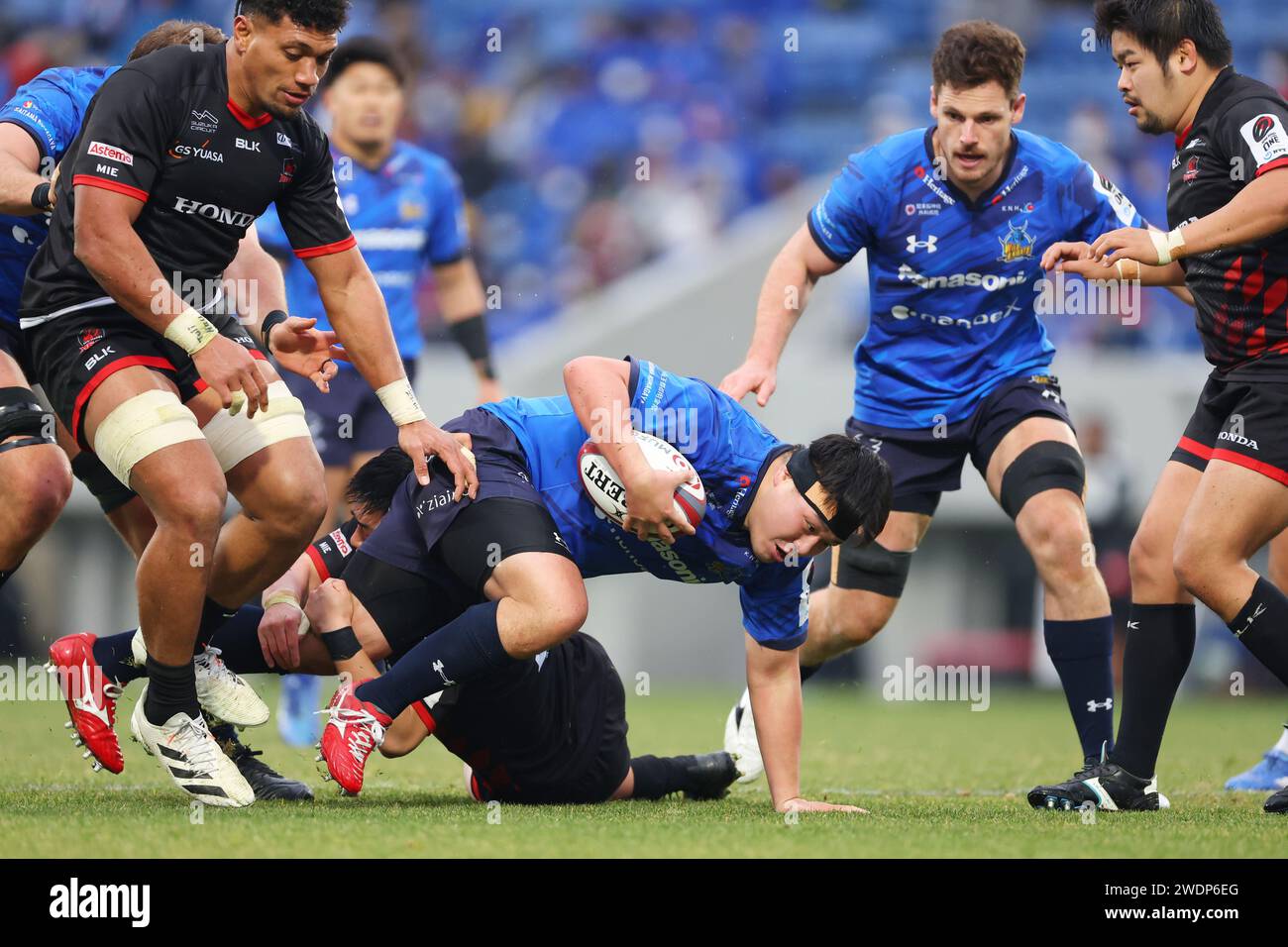 Kumagaya Rugby Stadium, Saitama, Japan. 20th Jan, 2024. Taiki Fujii ...