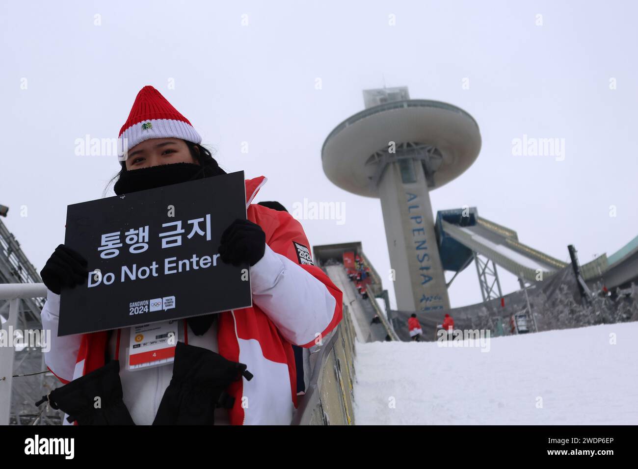 Alpensia Ski jumping centre, Pyeongchang, South Korea. 21st Jan, 2024 ...