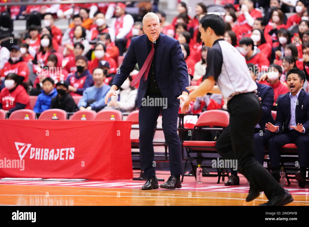 Funabashi Arena, Chiba, Japan. 20th Jan, 2024. HC/John Patrick (Jets ...