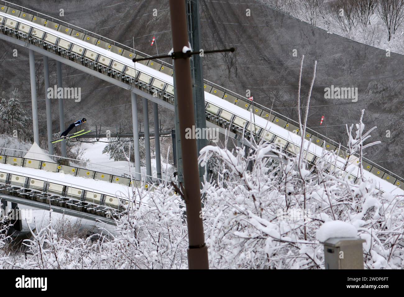 Alpensia Ski jumping centre, Pyeongchang, South Korea. 21st Jan, 2024 ...