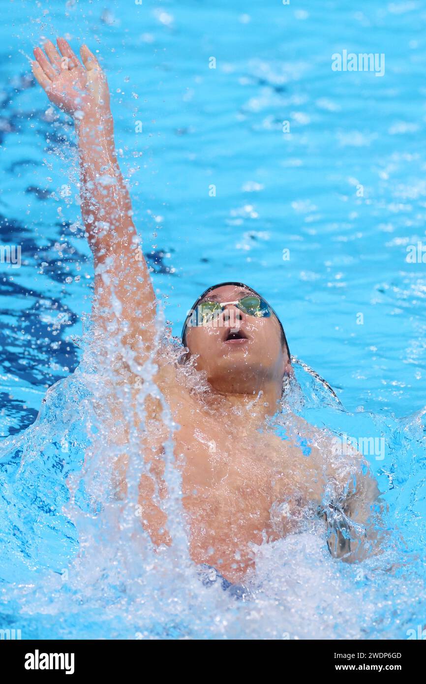 Tokyo Aquatics Centre, Tokyo, Japan. 20th Jan, 2024. Hidekazu takehara, JANUARY 20, 2024 ...