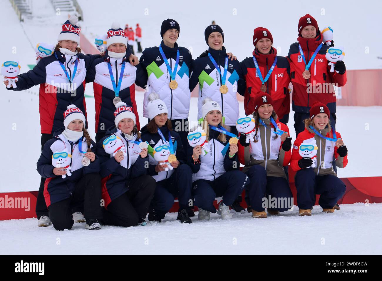 Alpensia Ski jumping centre, Pyeongchang, South Korea. 21st Jan, 2024 ...