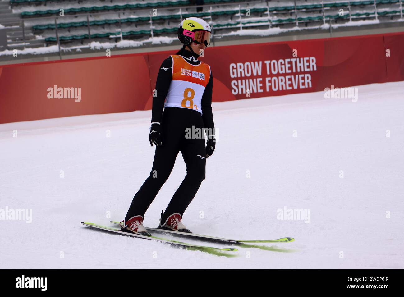 Alpensia Ski jumping centre, Pyeongchang, South Korea. 21st Jan, 2024 ...