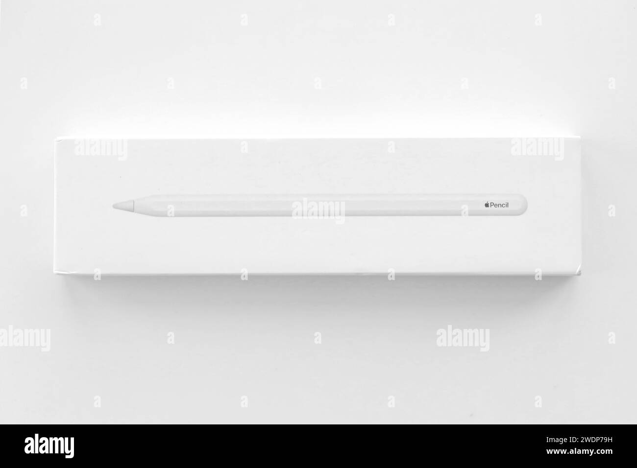 KYIV, UKRAINE - 4 MAY, 2023: New Apple pencil generation 2. Features a ...