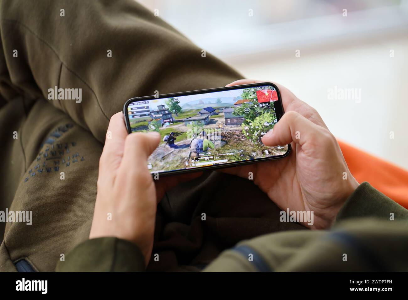 PUBG PlayerUnknowns Battlegrounds mobile iOS game on iPhone 15 ...