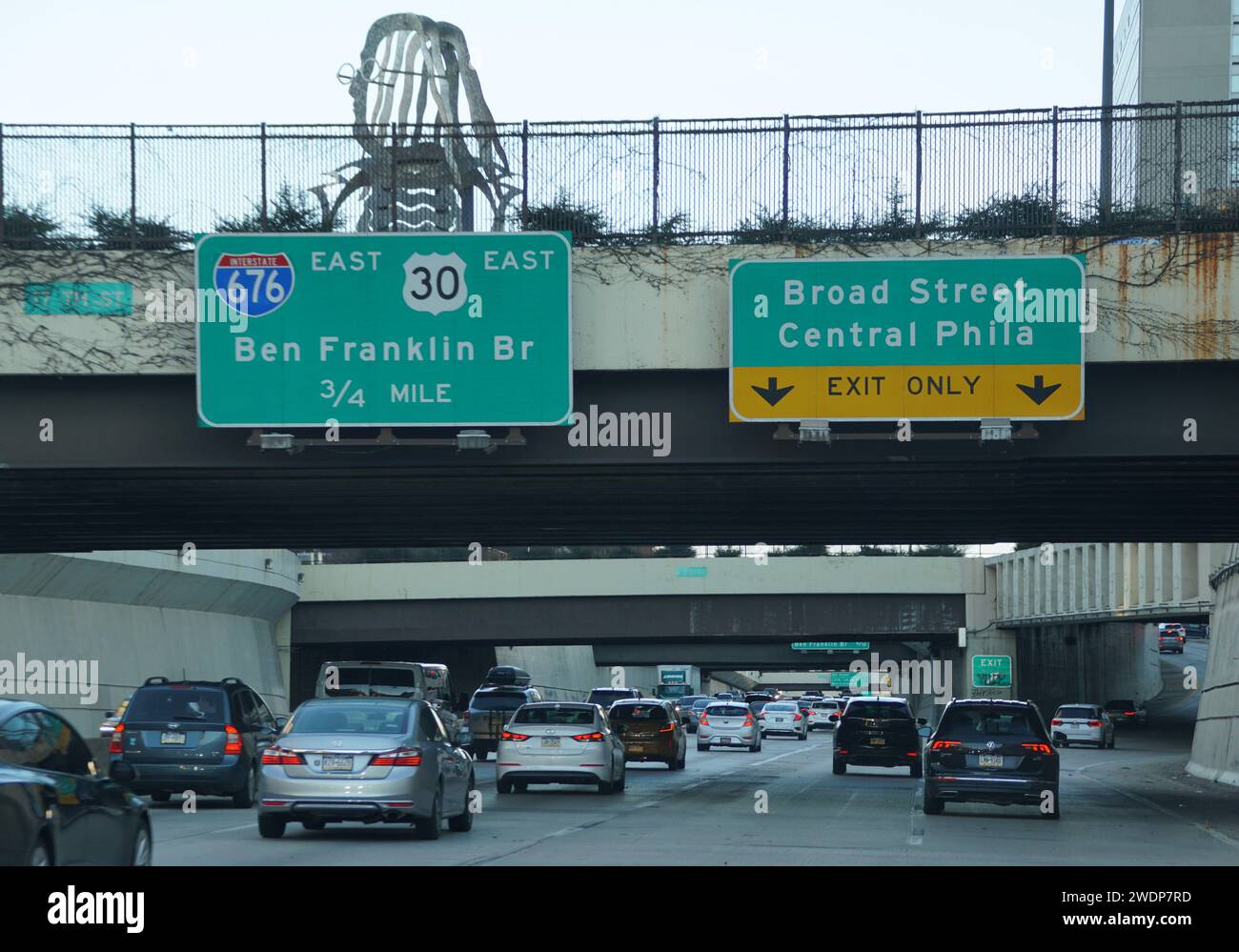 Philadelphia, Pennsylvania, U.S.A - January 14, 2024 - The view of ...