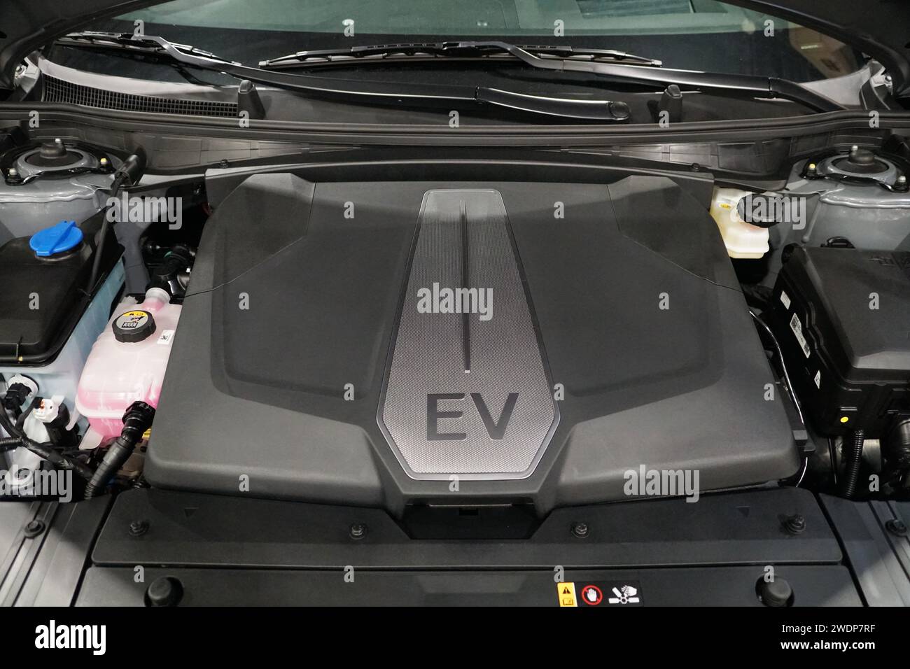 Philadelphia, Pennsylvania, U.S.A - January 14, 2024 - Under the hood ...