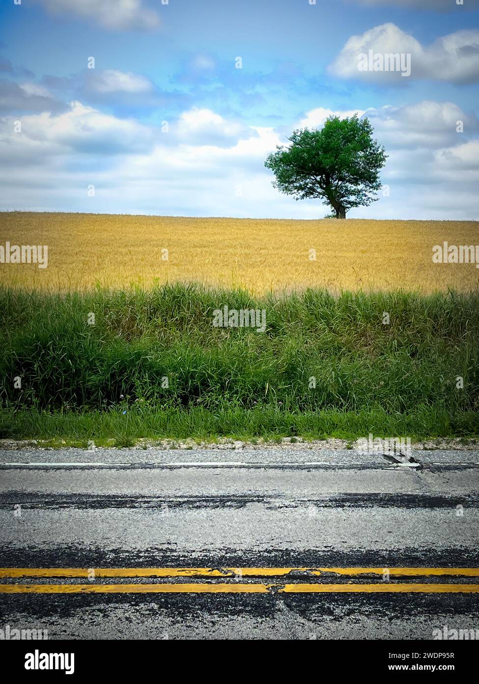 The Wisconsin countryside near Howards Grove in southern Manitowoc ...