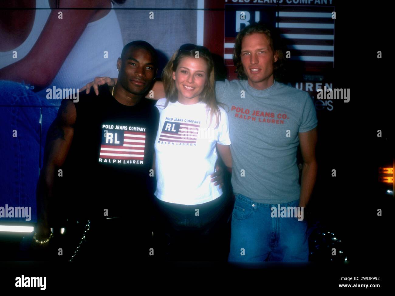 Los Angeles, California, USA 7th December 1996 (L-R) Model Tyson ...