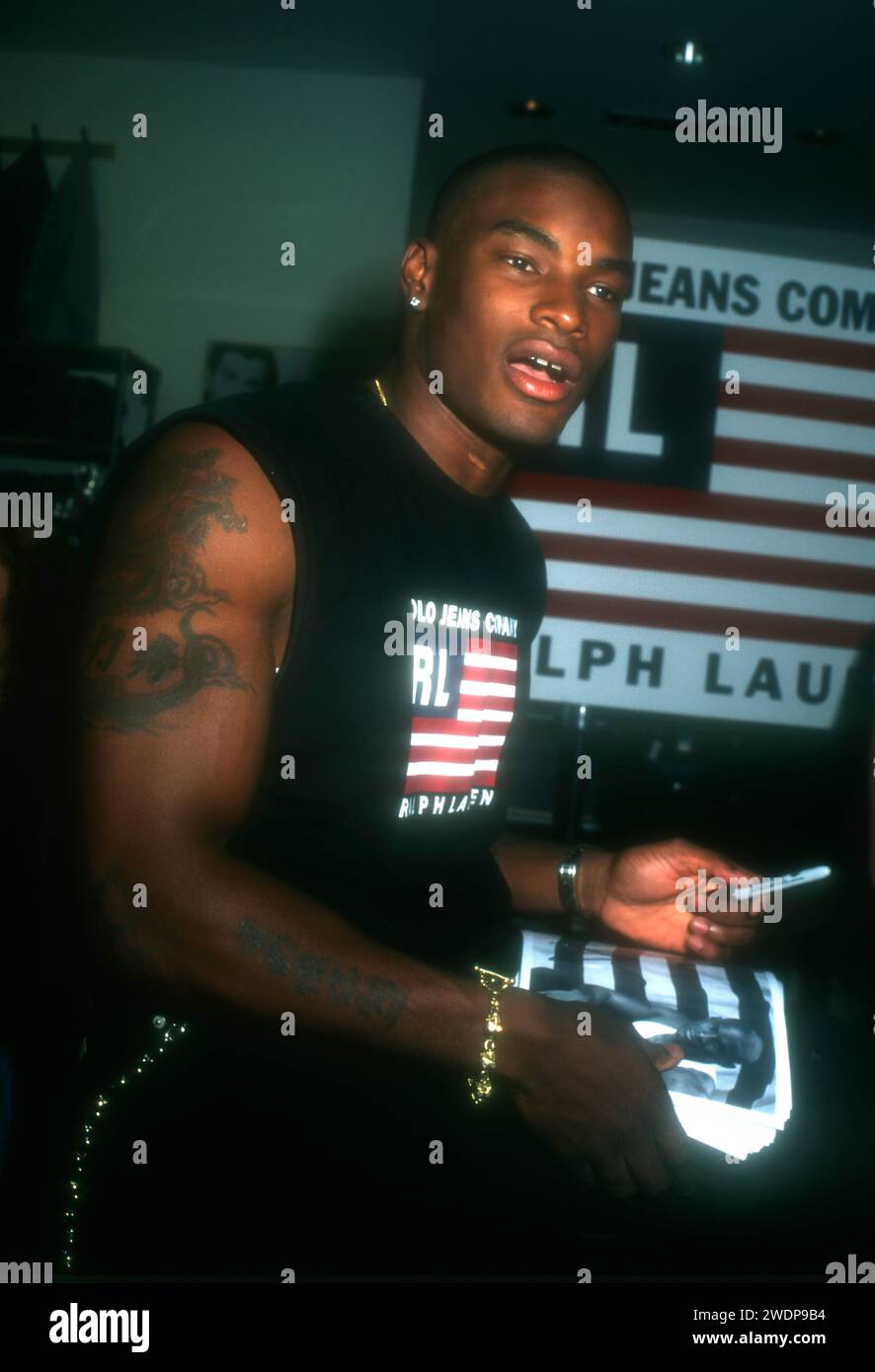 Los Angeles, California, USA 7th December 1996 Model Tyson Beckford ...
