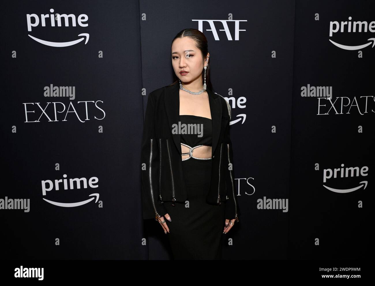 Heidi Wong attends the premiere of "Expats" at the Museum of Modern Art ...