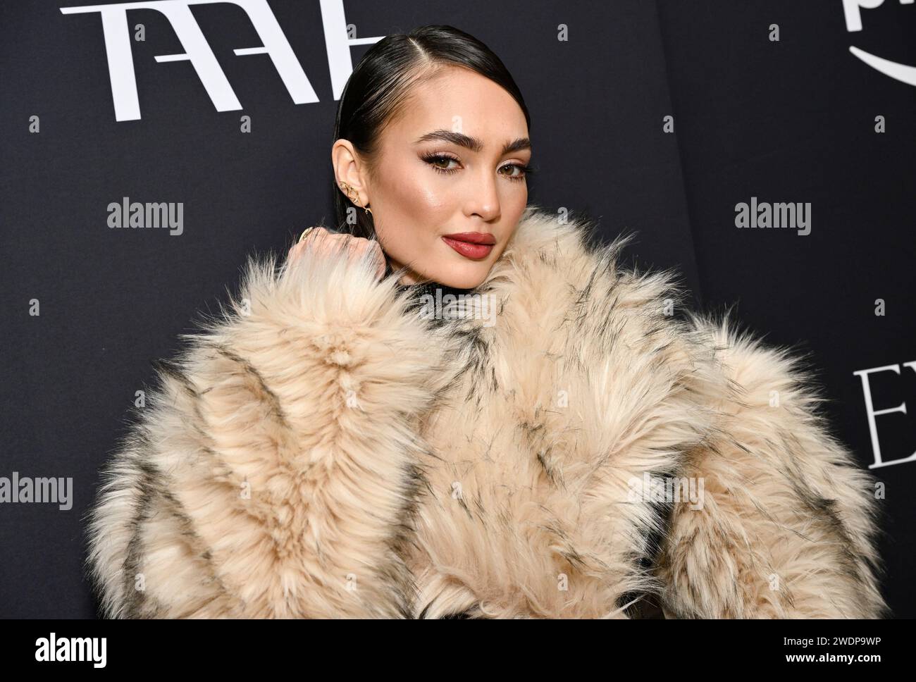 R'Bonney Gabriel attends the premiere of "Expats" at the Museum of ...