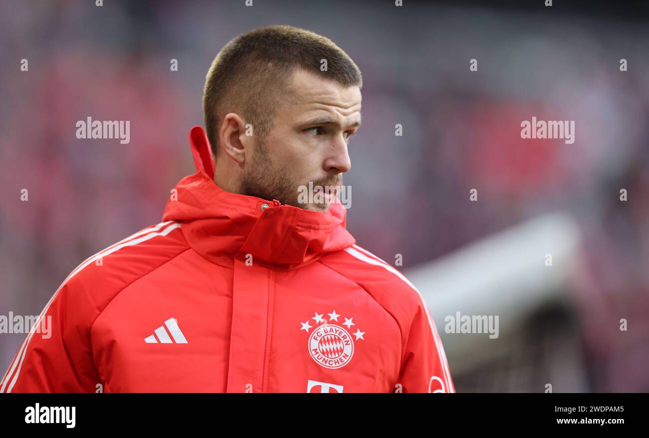 Eric Dier of Bayern Muenchen Fussball 1 . Bundesliga Saison 2023 / 2024 ...