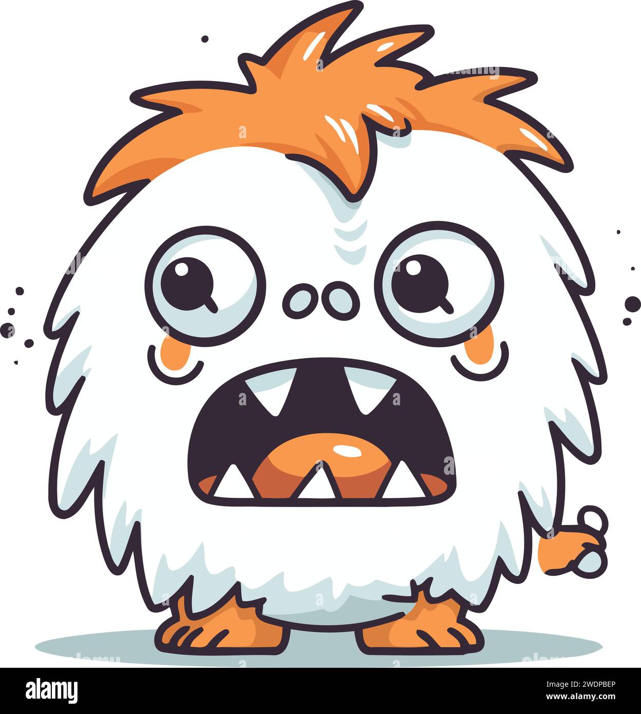 Angry monster cartoon hi-res stock photography and images - Alamy