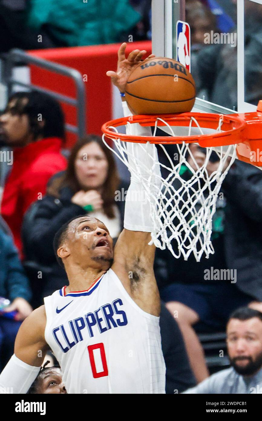 Los Angeles, United States. 21st Jan, 2024. Los Angeles Clippers ...