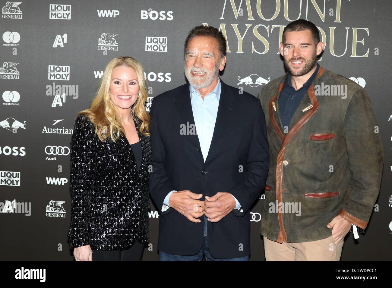 Kitz race night arnold schwarzenegger with his son christopher hi-res ...