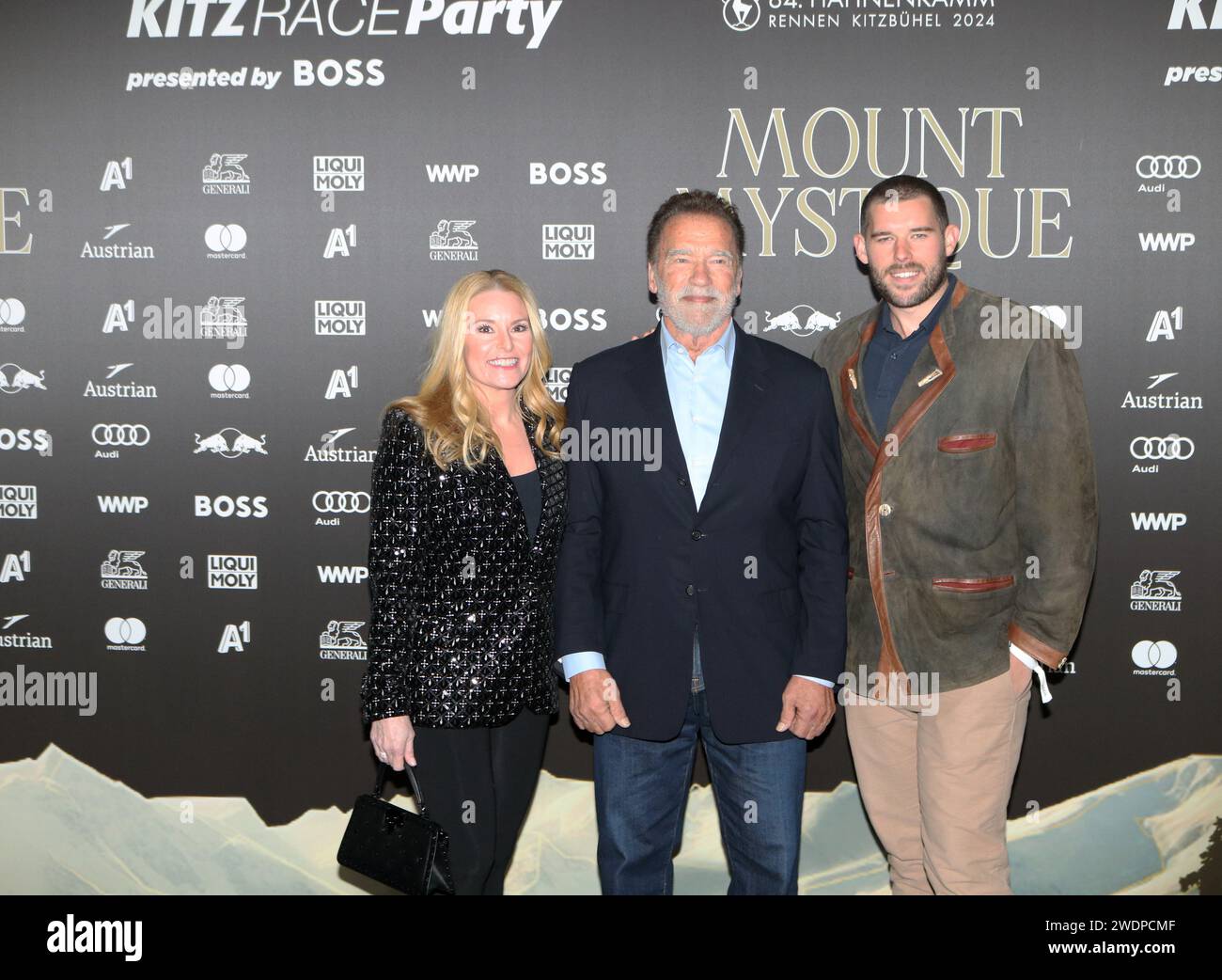 Kitz race night arnold schwarzenegger with his son christopher hi-res ...