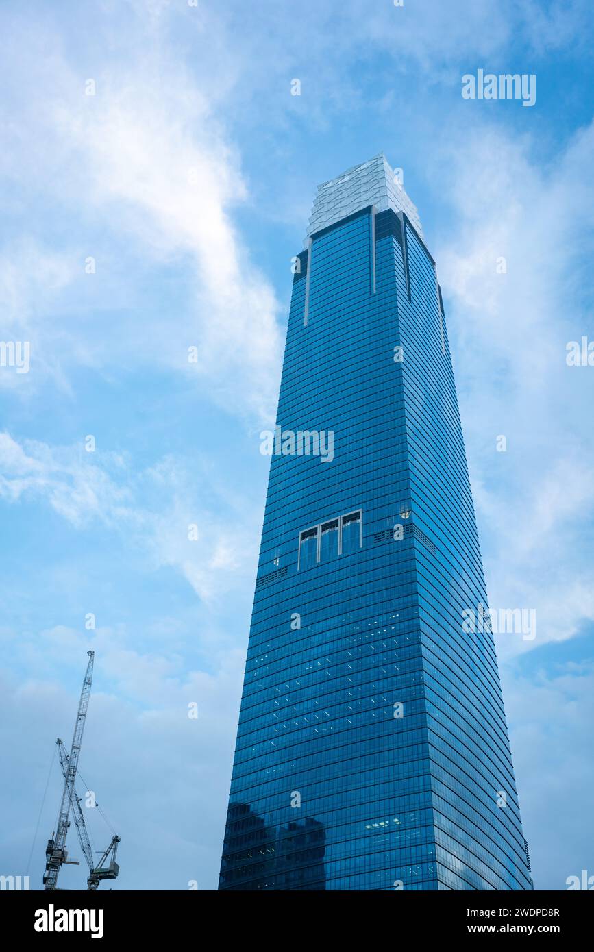 Kuala Lumpur, Malaysia: Dec 20, 2023 - The TRX Tower, also known as The ...