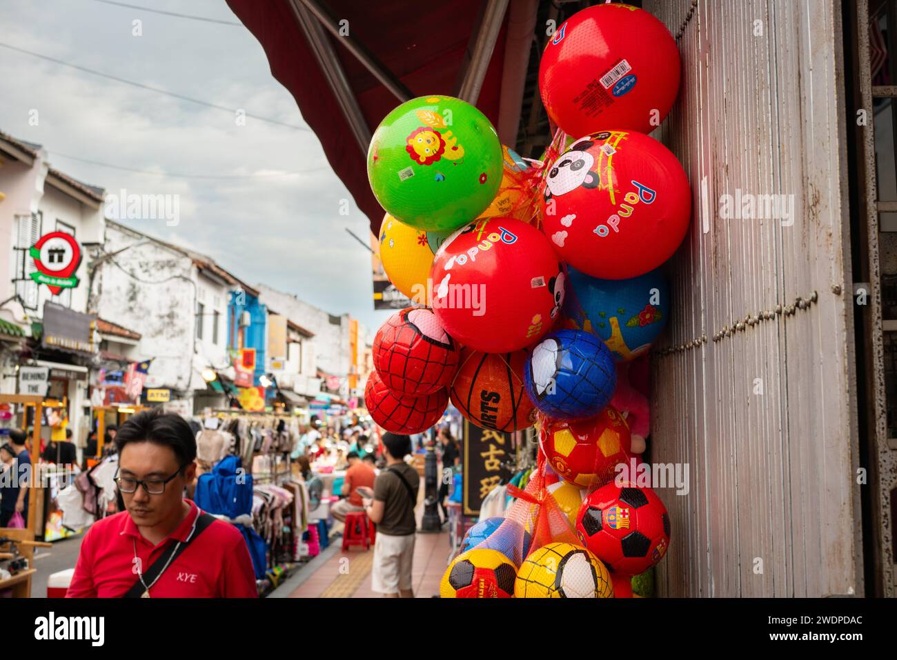 Melaka, Malaysia - Jan 6, 2024: Jonker walk in Melaka during day time ...