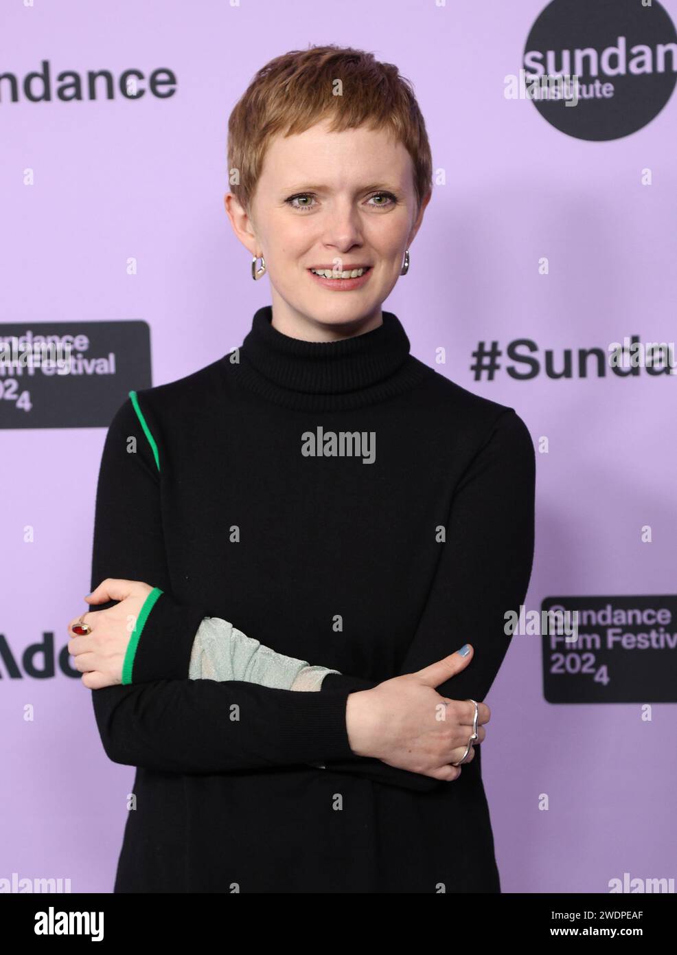 Park City, USA. 20th Jan, 2024. Rose Glass arriving to the “Love Lies ...