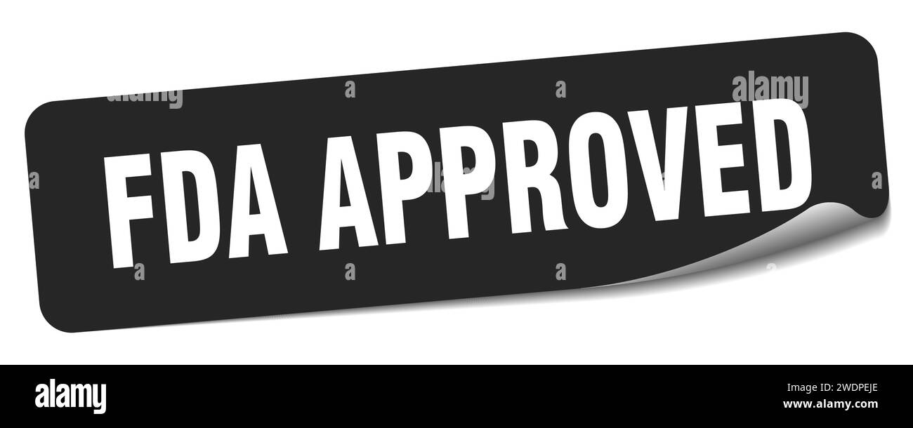 Fda approved white sticker hi-res stock photography and images - Alamy