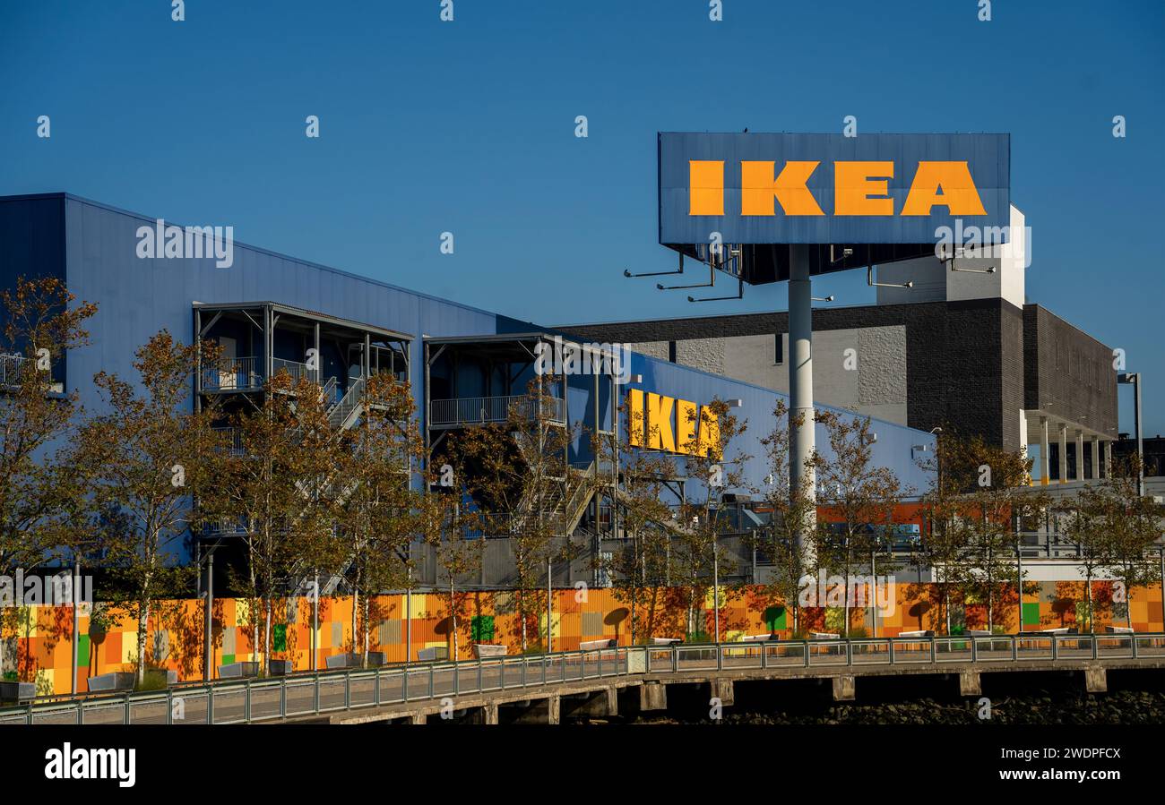 IKEA store sign in Red Hook Brooklyn Stock Photo - Alamy