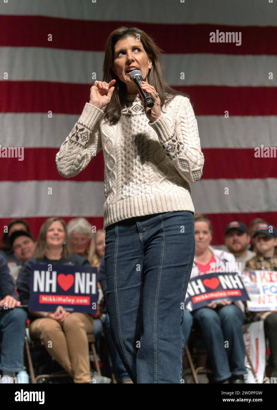 Exeter, New Hampshire, USA. 21st Jan, 2024. Former UN Ambassador and ...