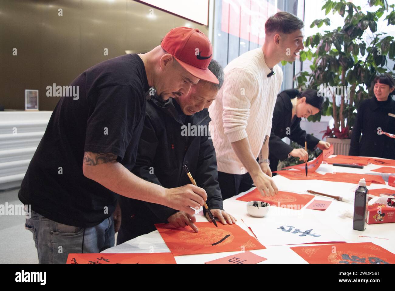 **CHINESE MAINLAND, HONG KONG, MACAU AND TAIWAN OUT** Foreign people ...