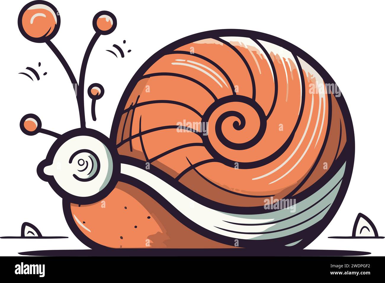 Snail icon. Cartoon illustration of snail vector icon for web design ...