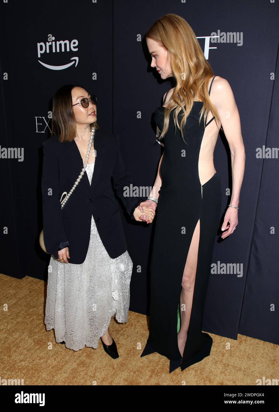 New York City, USA. 21st Jan, 2024. Lulu Wang and Nicole Kidman ...