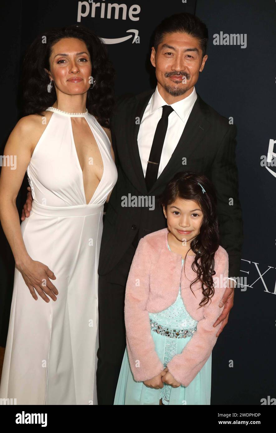 January 21, 2024, New York, New York, USA: MIRELLY TAYLOR, actor BRIAN ...