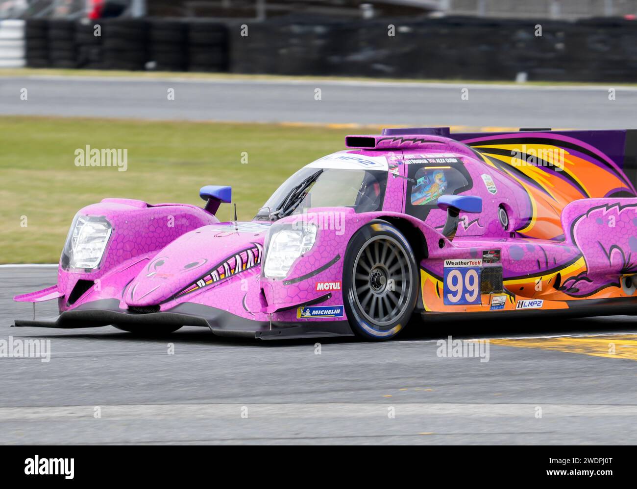 DAYTONA, FL - JANUARY 21: AO Racing driver PJ Hyett Paul-Loup Chatin ...