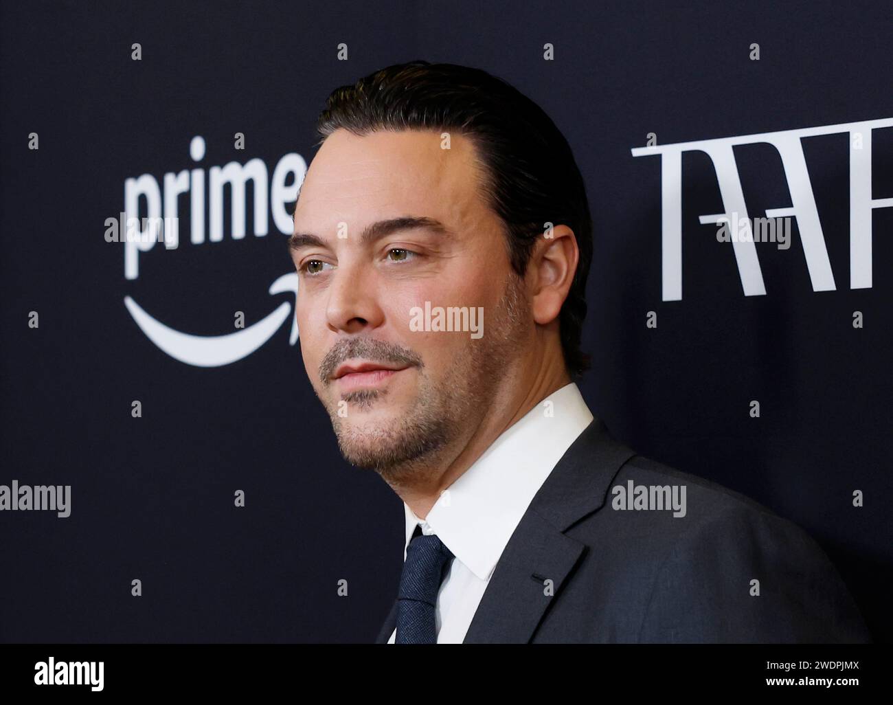 New York, United States. 21st Jan, 2024. Jack Huston arrives on the red ...