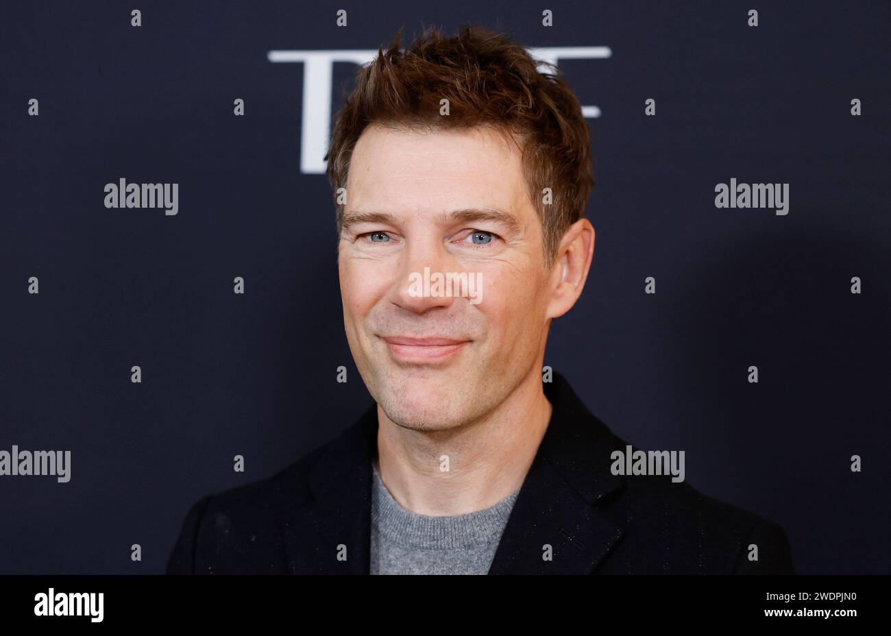 New York, United States. 21st Jan, 2024. Per Saari arrives on the red ...