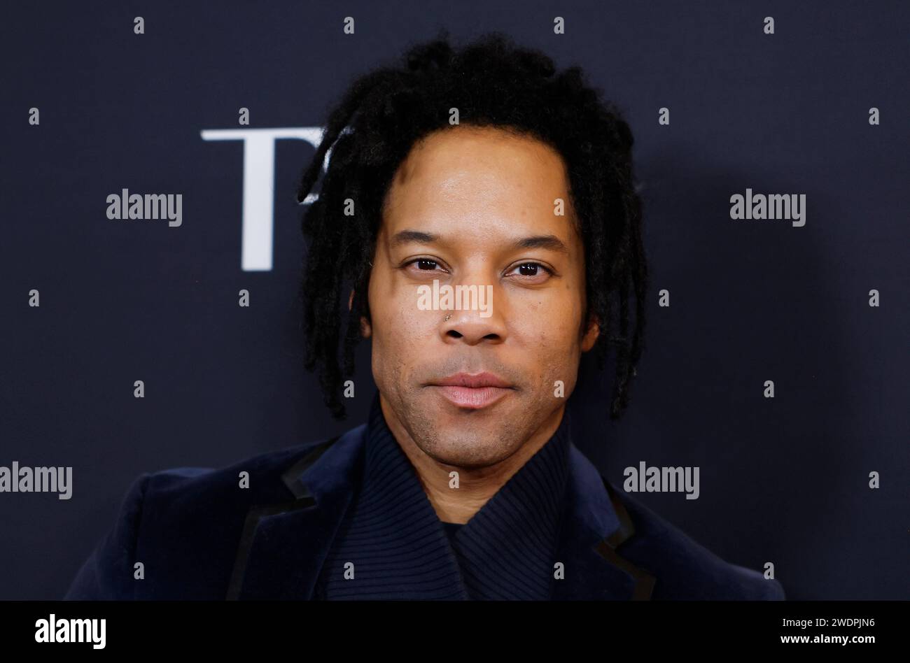 New York, United States. 21st Jan, 2024. Johnathan Fernandez arrives on ...
