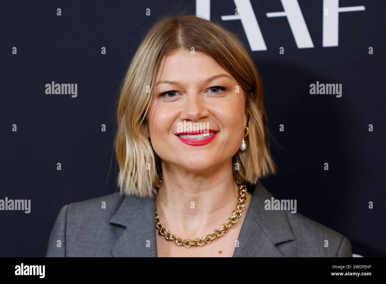 New York, United States. 21st Jan, 2024. Daniele Melia arrives on the ...