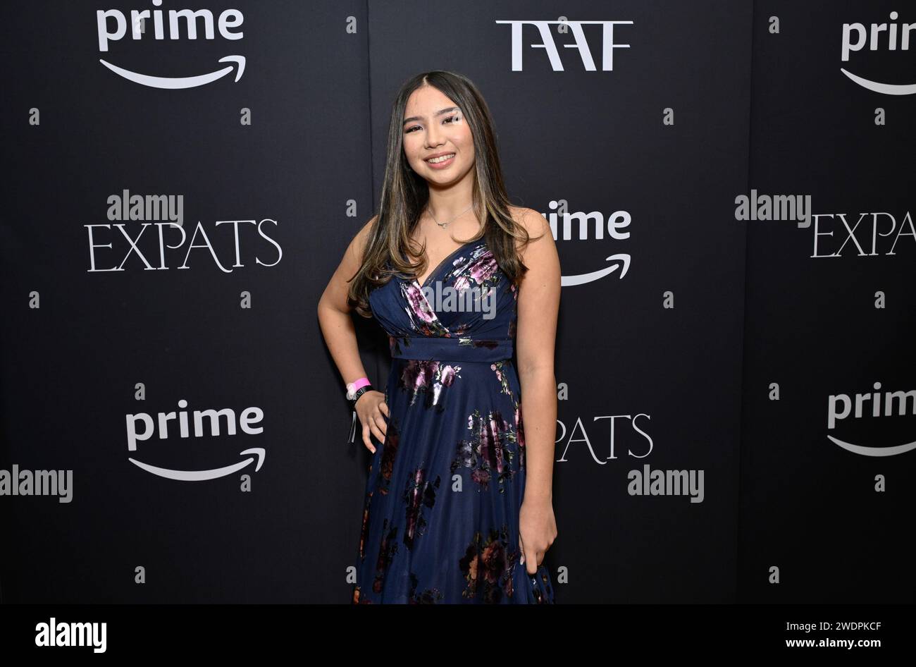 Tiana Gowen attends the premiere of "Expats" at the Museum of Modern ...