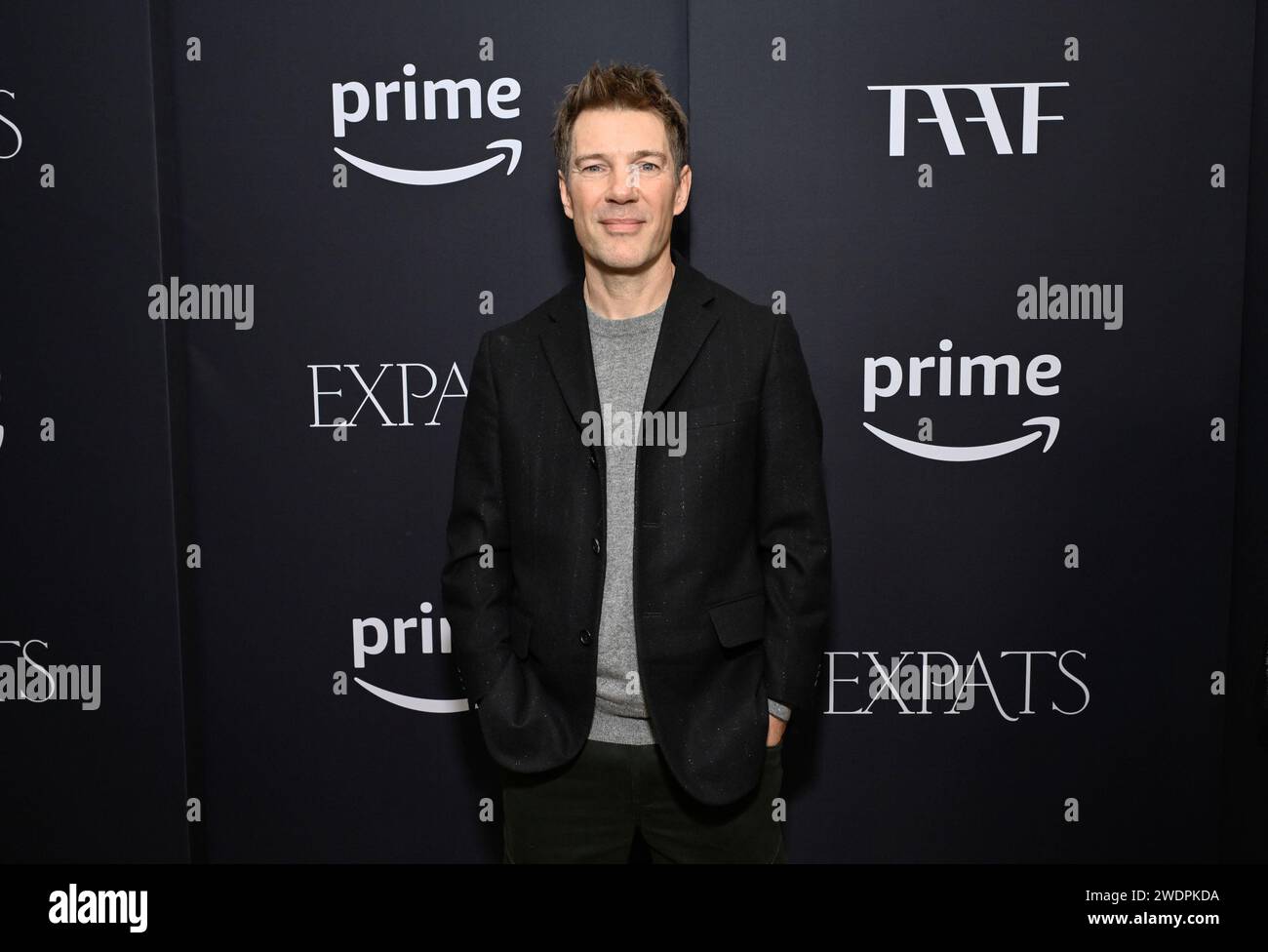 Per Saari attends the premiere of "Expats" at the Museum of Modern Art ...