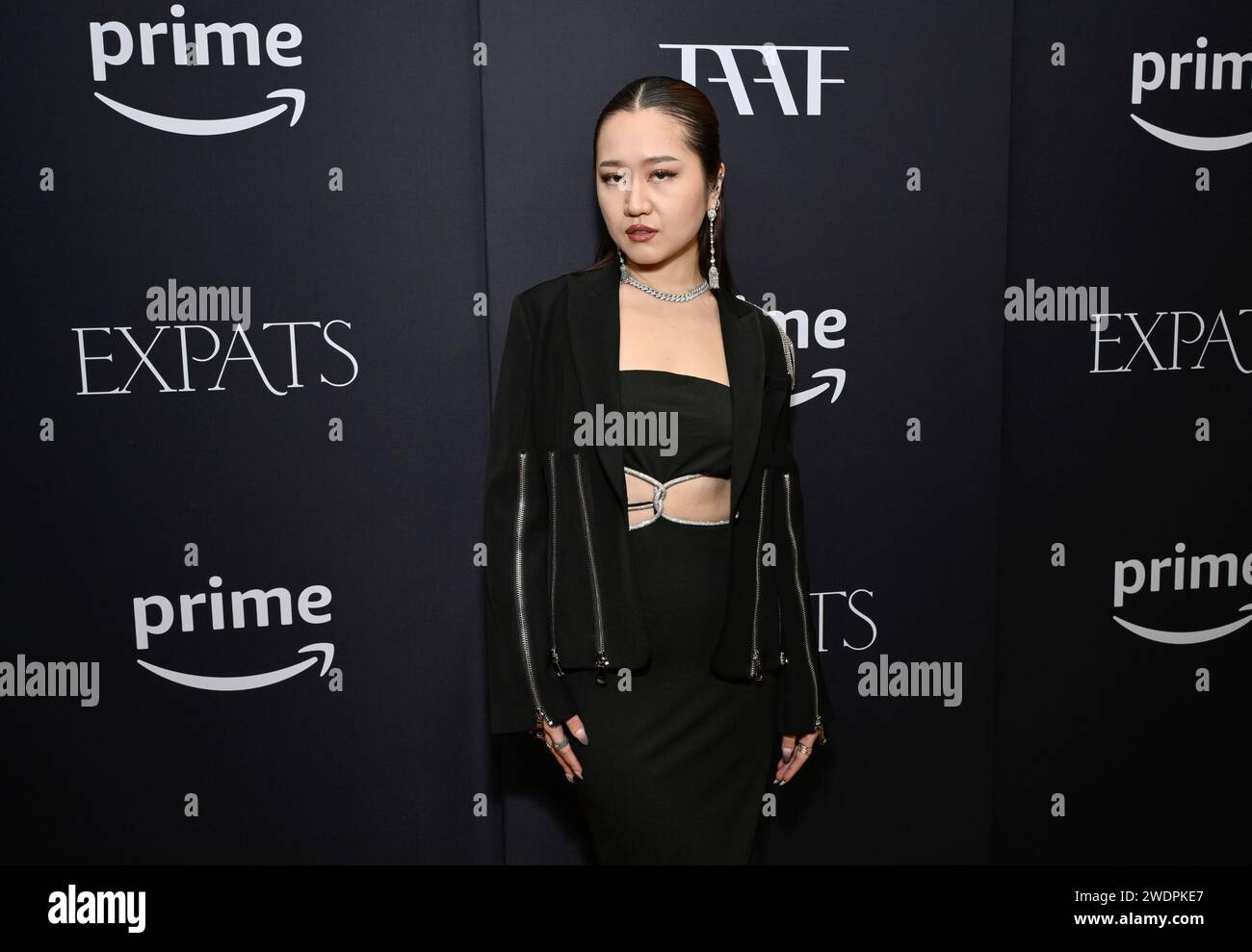Heidi Wong attends the premiere of "Expats" at the Museum of Modern Art ...