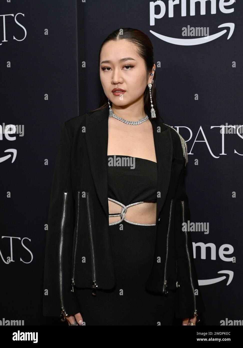 Heidi Wong attends the premiere of "Expats" at the Museum of Modern Art ...